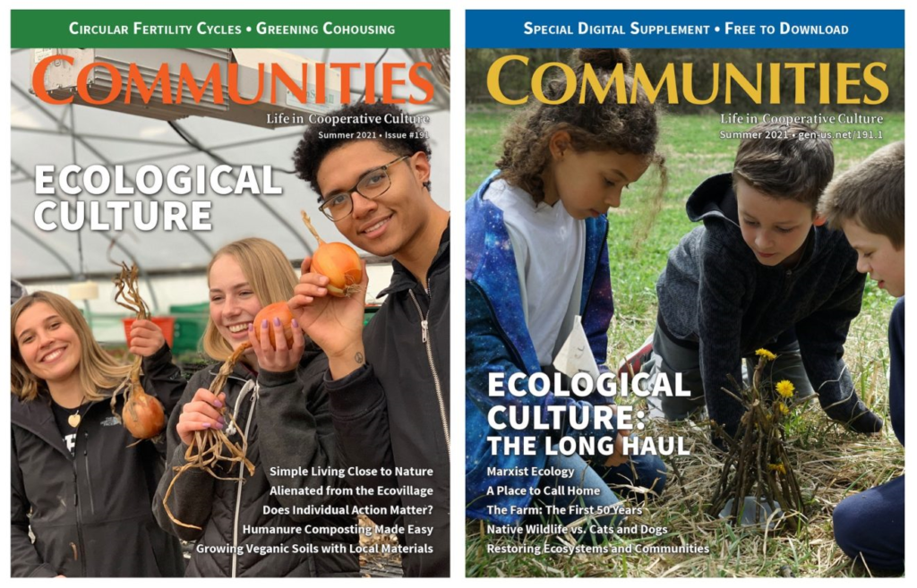 The Summer 2021 issue of “Communities Magazine” is out. The theme ...